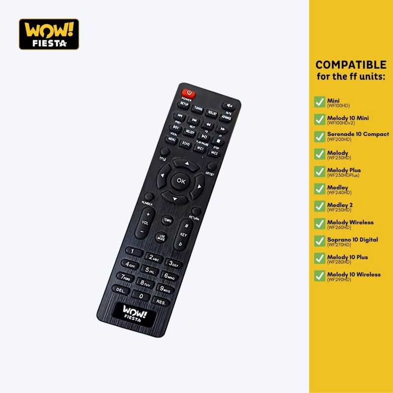 Wow! Fiesta Remote Control 827 | Shopee Philippines