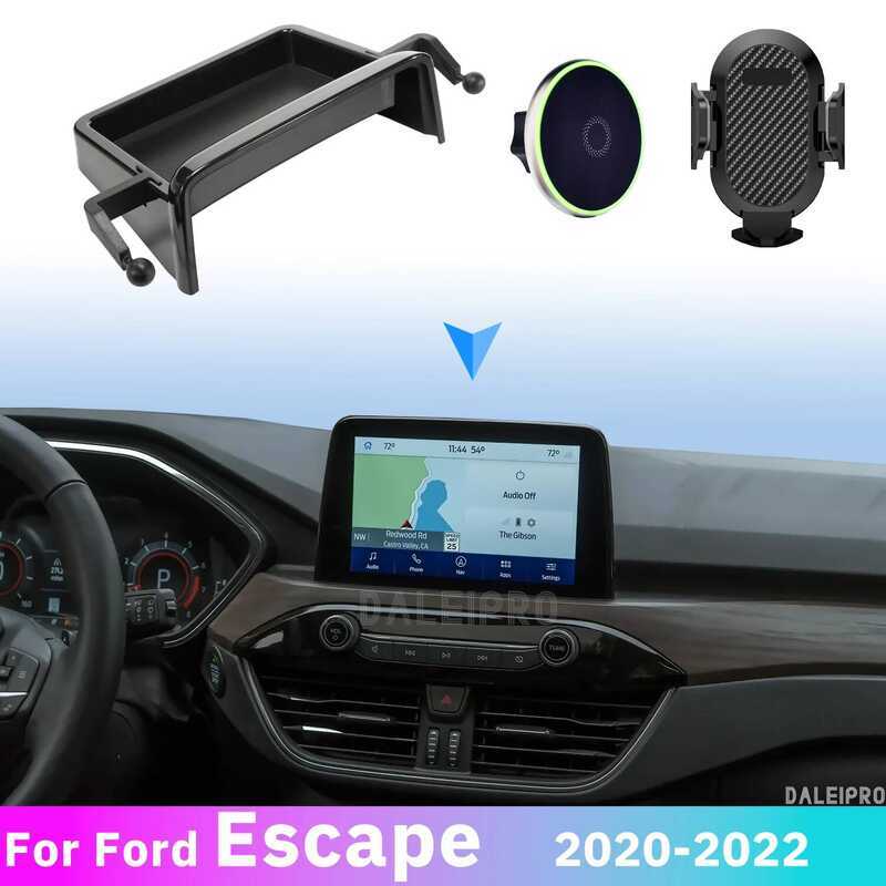 2 For 2 Ford Escape 2020 2021 2022 Double Phone Holder Multifunctional ...