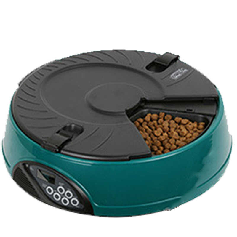 Automatic Feeder Six-Meal Timer Quantitative Household Smart Pet Cat ...
