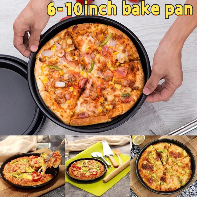 Aluminium Non-stick Pizza Pan Round Pie Mould Cake Pan Various Size ...