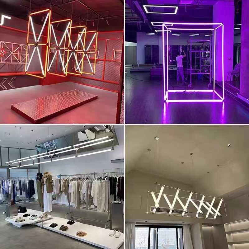 Led Splicing Modeling Long Strip Luminous t8led Light Neon Decorative ...