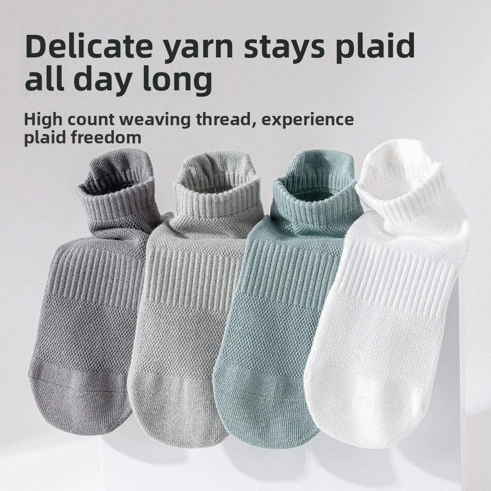 Yoga Socks Men Professional Anti-slip Pilates Boneless Short Tube ...