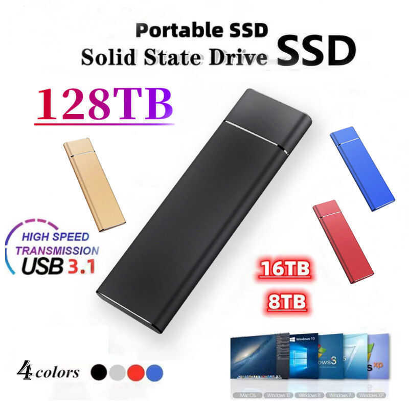 Ultra Thin SSD Wireless 40Gb 500Gb 1Tb 2Tb 4Tb 8Tb Storage Devices ...