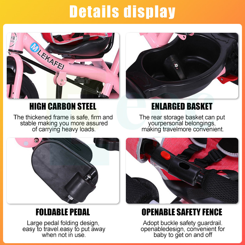 4 In 1 Stroller Bike Lightweight and Foldable Suitable for Children ...