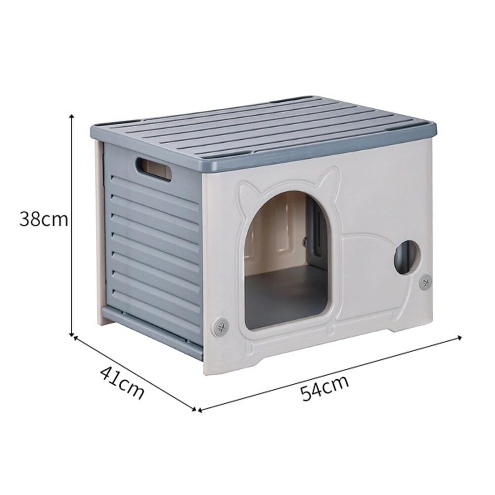 TEEKLAND Portable All Weather Cat House for Indoor Outdoor Use ...