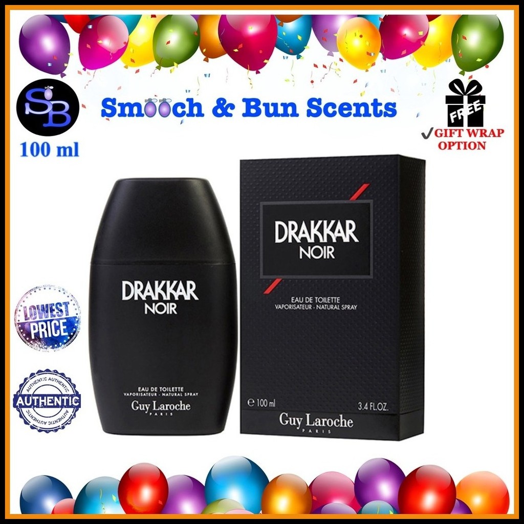 Drakkar Noir Guy Laroche for Men 100ml EDT (Eau de Toilette) Authentic ...