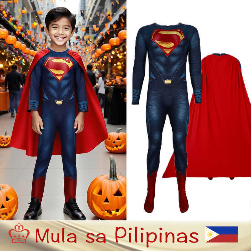 COD halloween costume for kids boy Superman Clark Kent Cosplay ...