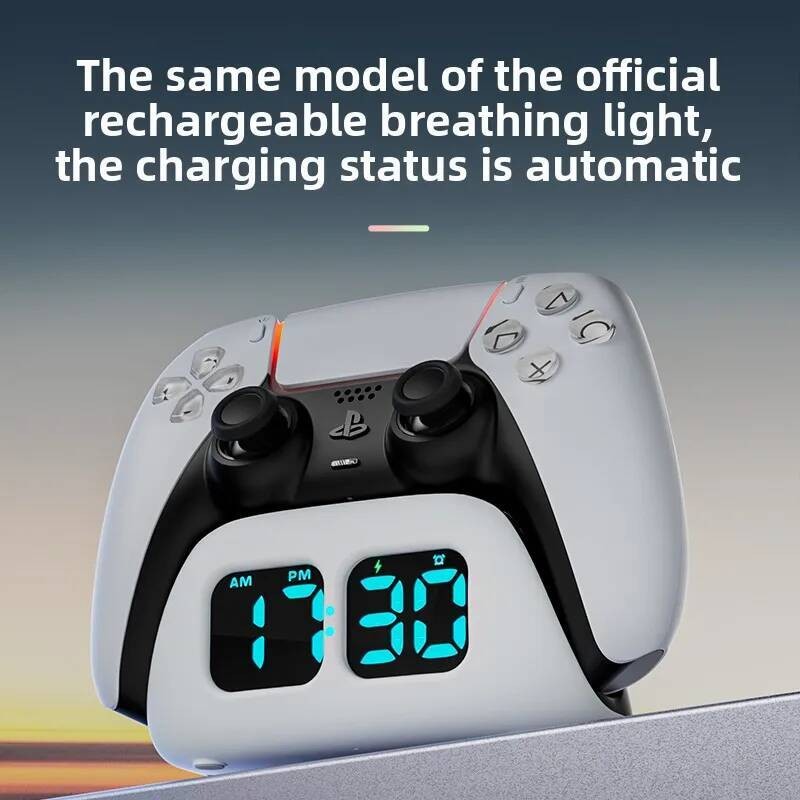 PS5 Aolion Controller Base Clock Wireless Fast Charging Desop Storage ...
