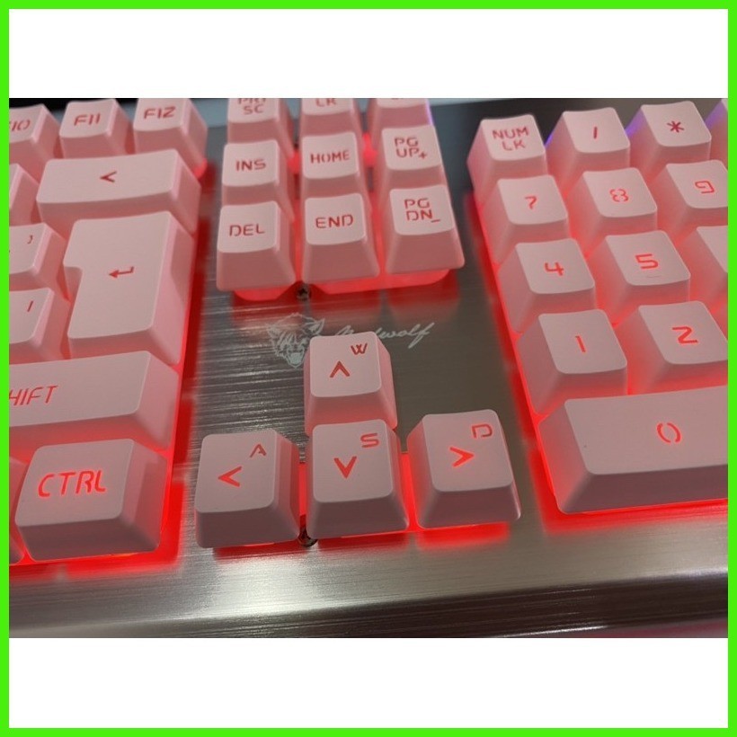 ♞Pink Badwolf Keyboard BK 800 Rawrrr RGB led | Shopee Philippines