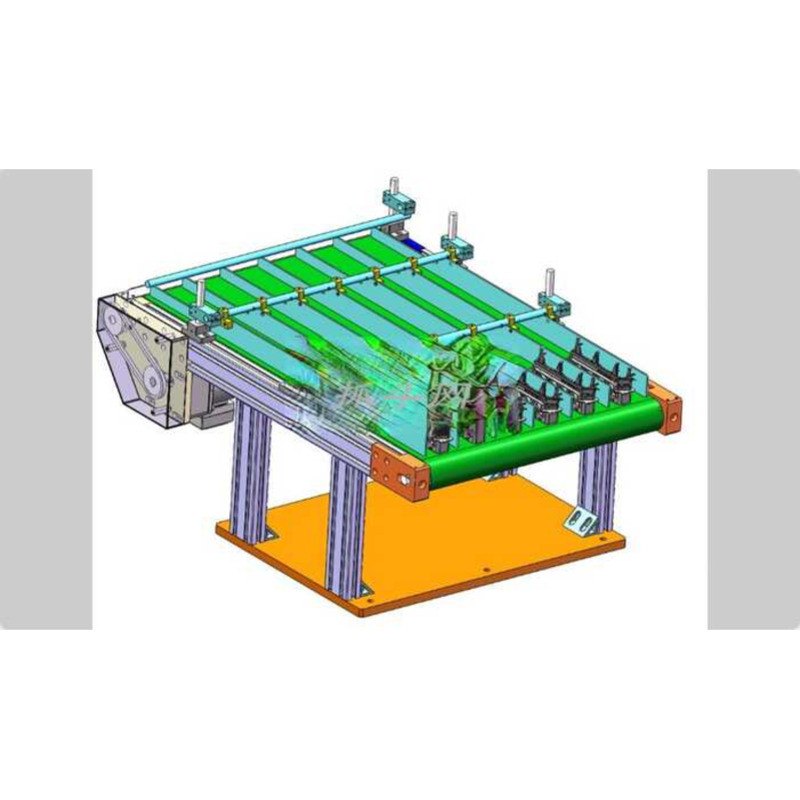 Segmented Belt Conveyor Equipment 3D Drawing Printing SW Model CAD ...