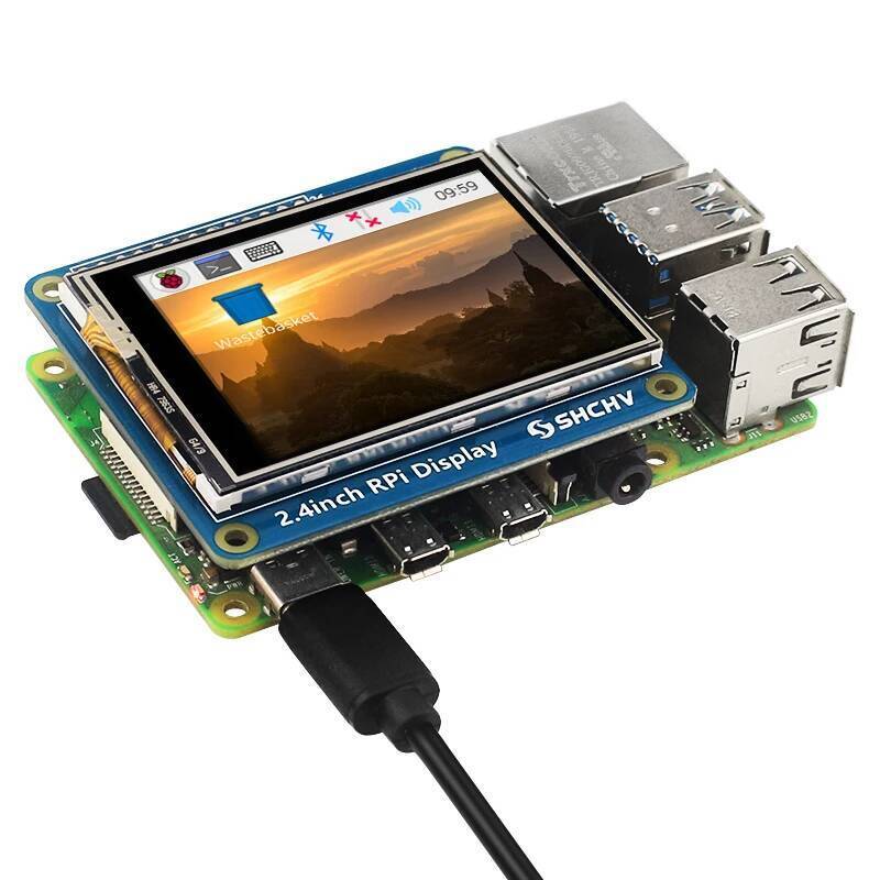 TA Raspberry Pi 2.4 Inch LCD Touch Screen Monitor 320×240 SPI Interface ...