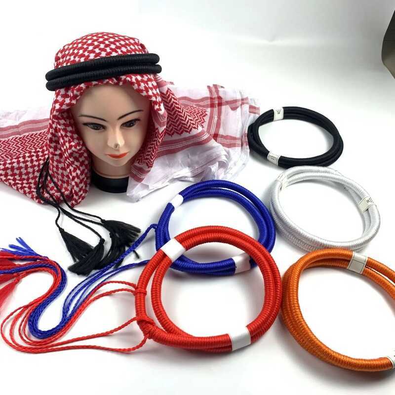 Adult Arabic Headband In-Stock Muslim Men's Turban Saudi Arabia Arabian ...