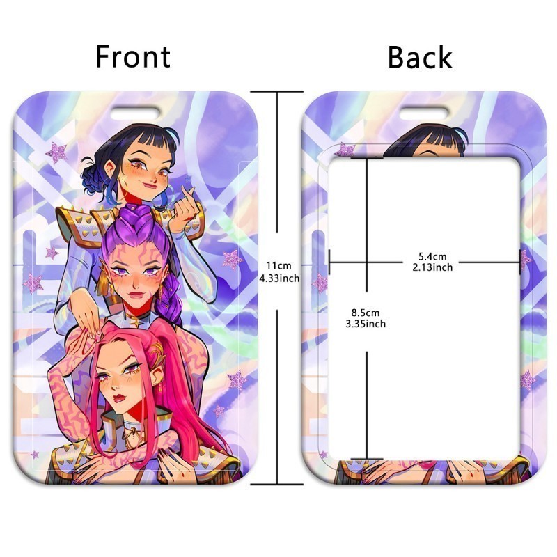 K-POP Witch Demon Hunters Student Slide Card Holder Meal Card Bus Card ...
