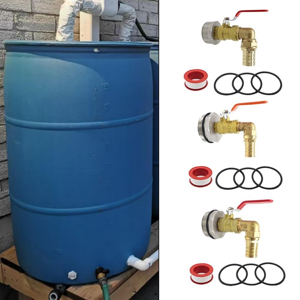 Stainless Steel 200L oil drum parts: Ton Replacement Outlet Tap for Oil ...