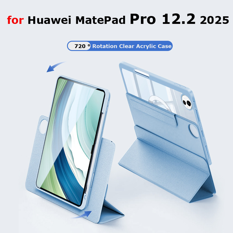 720° Rotation Magnetic Case For HUAWEI MatePad Pro 12.2 Inch MRO-W00 MRO-W10 MRO-W09 Air 12"/12X ...