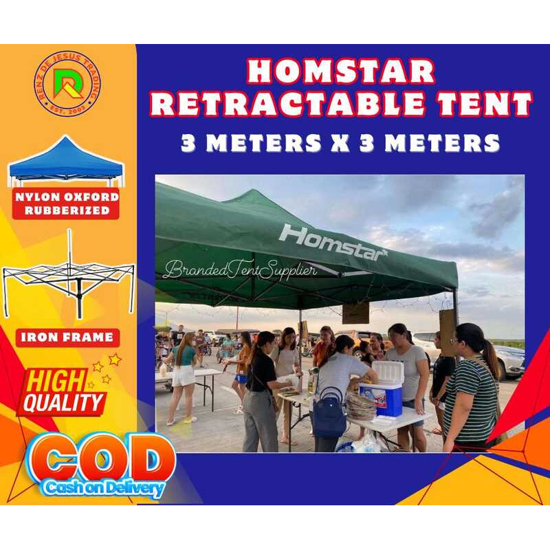 377 HOMSTAR ⭐ RETRACTABLE TENT 3M X Retractable Gazebo/ Memorial ...
