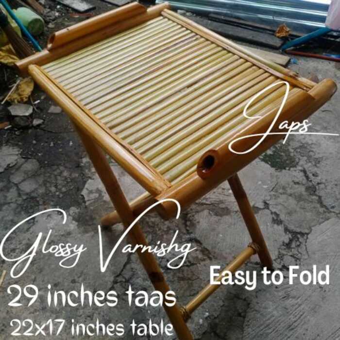 Folding Native Table Bamboo / TABLE 4Cc | Shopee Philippines