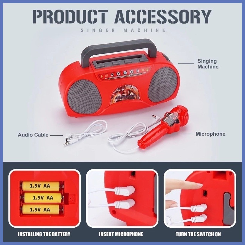 ¤ Best store Singing Machine toys Karaoke Microphone With Lights ...