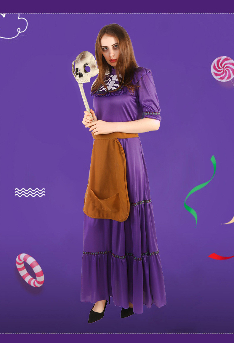 Adult role-playing Coco Purple Dress Half Magic Cosplay | Shopee ...
