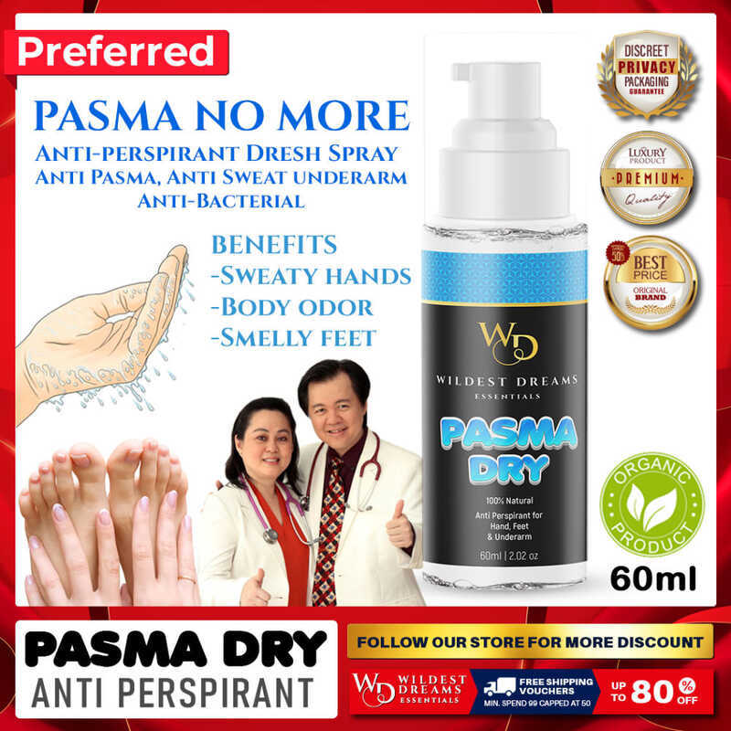 PASMA DRY Anti-Perspirants - WD Pasma Remover Anti Sweat Underarm,Gamot ...