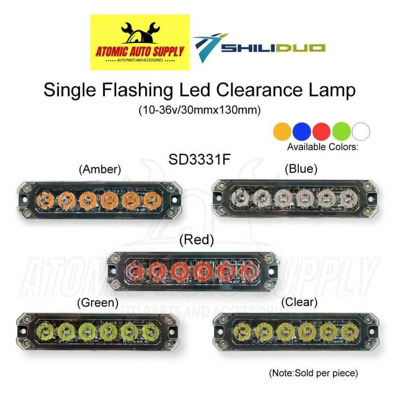SHILIDUO SINGLE FLASHING 6 LED STROBE LIGHTS FOR Pnp/Afp/Bfp/Ambulance ...