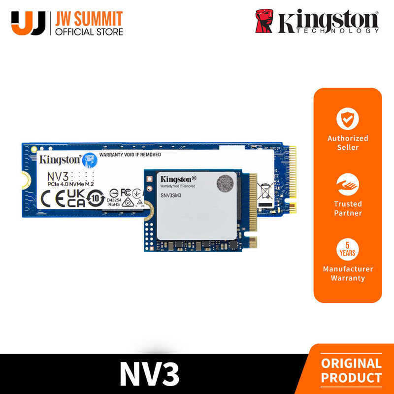 Kingston NV3 500GB/1TB/2TB M.2 2230/M.2 2280 PCIe 4.0x4 NVMe Internal SSD Solid State Drive e6e ...