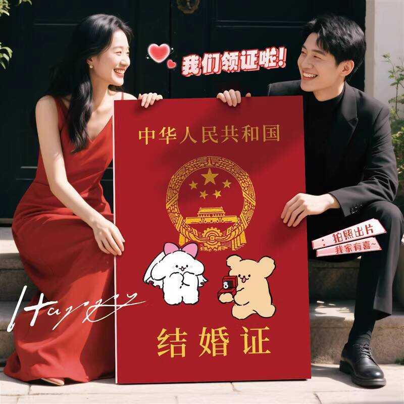 Extra Large Wedding KT Board Giant Certificate Photo Prop Registration ...