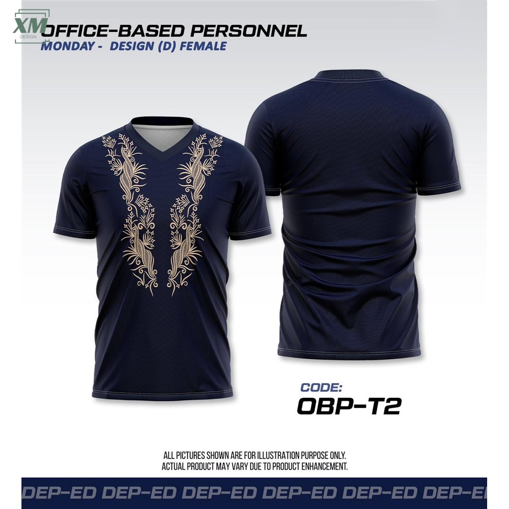 DEPED UNIFORM FULL SUBLIMATION POLO SHIRT FOR MEN AND WOMEN For Teacher ...
