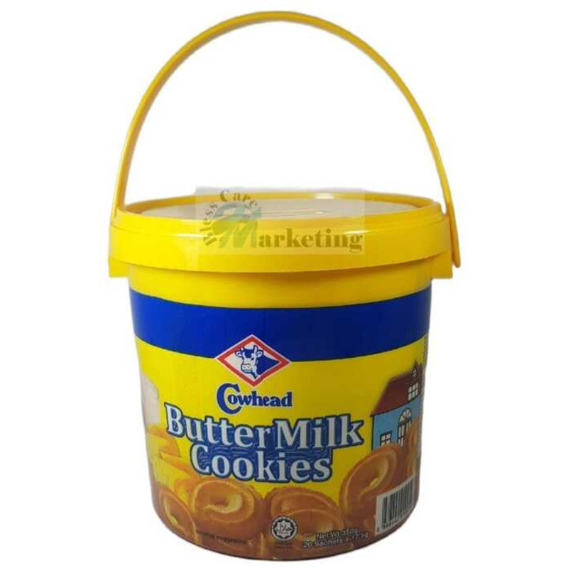 COWHEAD BUTTER MILK COOKIES BUCKET 50G 8888440010054 | Shopee Philippines