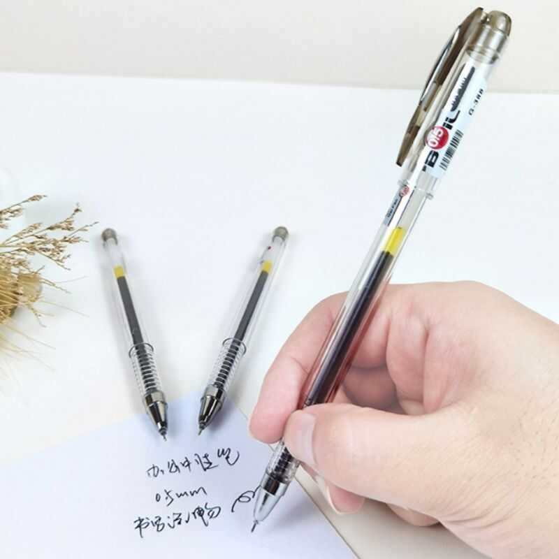 SK Boil 0.5Mm G-388 Gel Ink Pen Ballpen Black/Blue/Red 12Pcs/Box School ...