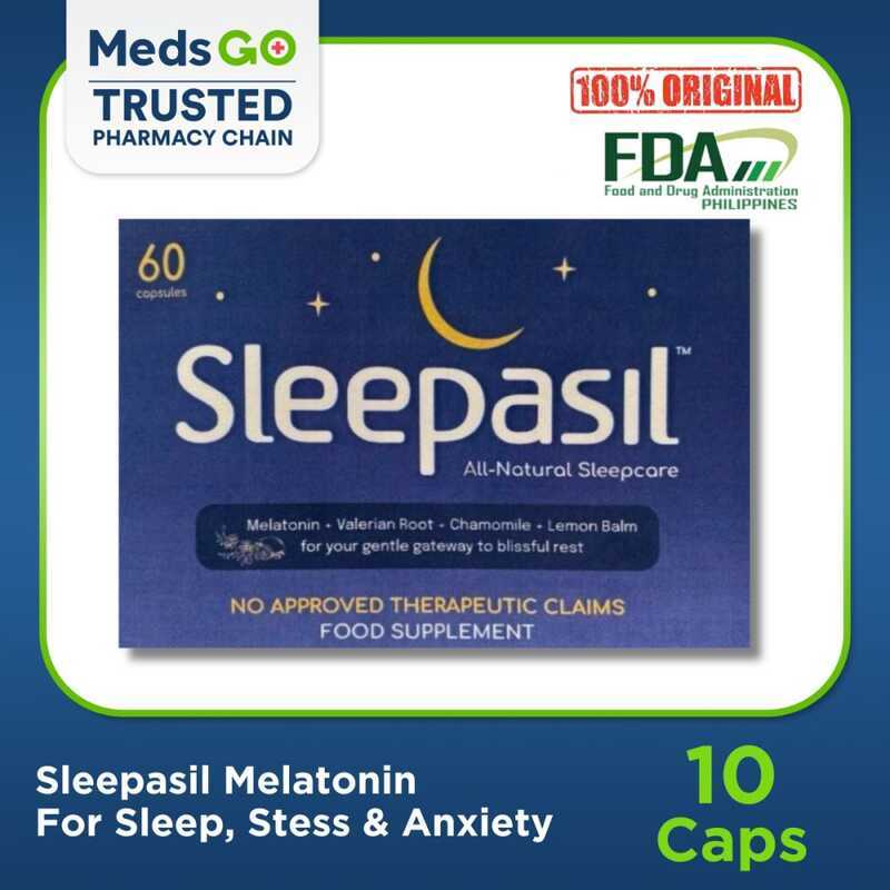 SLEEPASIL For Sleep 10 Capsule - Minerals + Melatonin Herb Extracts 11E ...