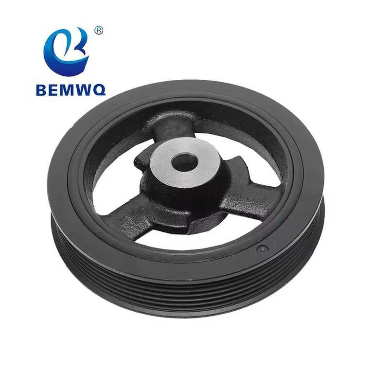 BEMWQ Rubber Black Engine Parts Belt Pulley Crankshaft For MINI R50 R56 ...
