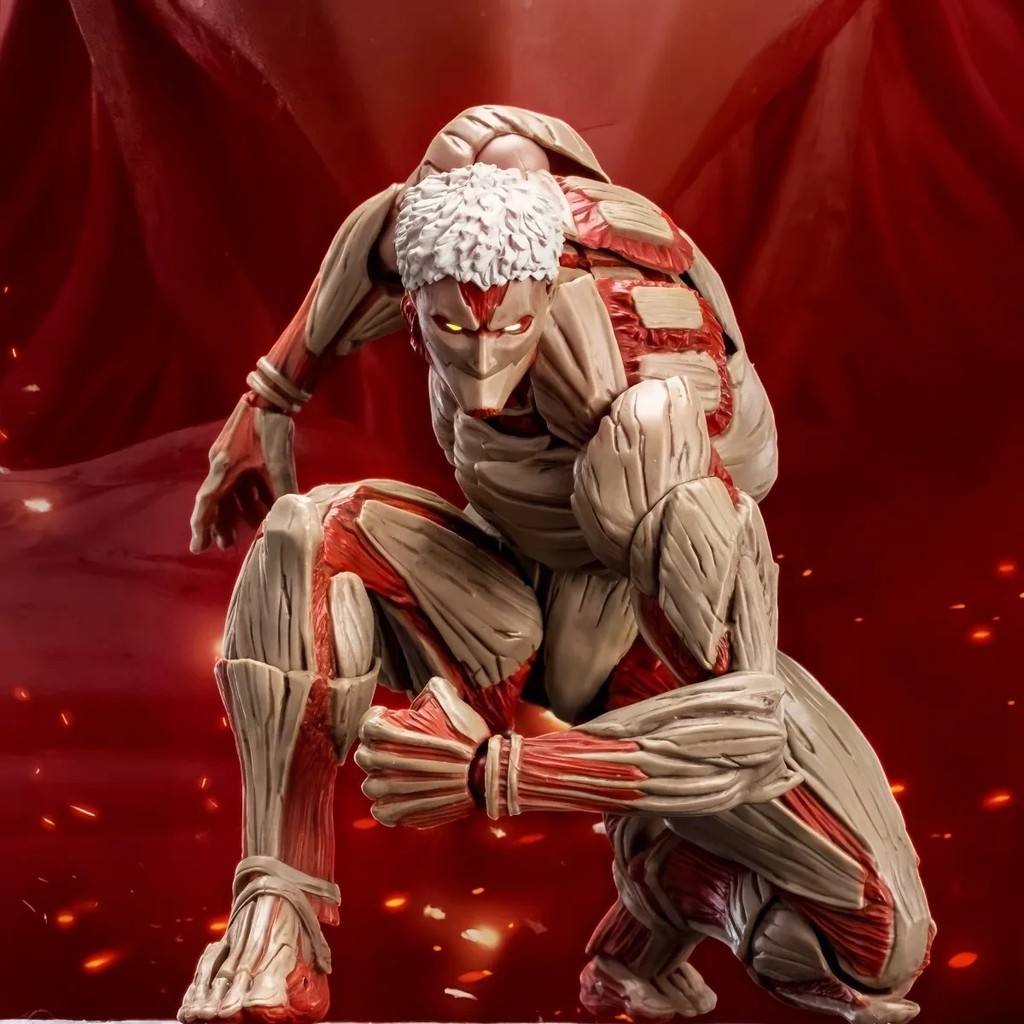 NEW Kaiyodo Attack on Titan Amazing Yamaguchi Revoltech Armored Titan ...