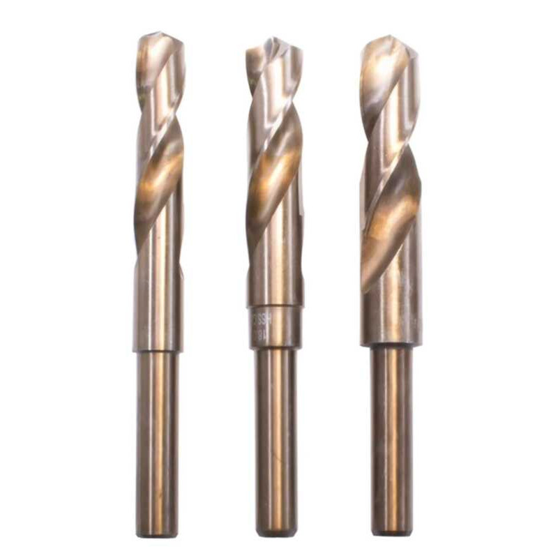 HSS6542 Fully Ground Cobalt Twist 1/2 Small Reducer Shank Stainless ...