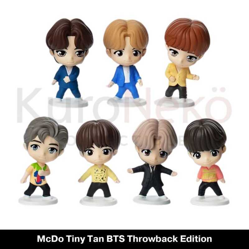 Mcdo X BTS Tinytan Happy Meal Throwback Edition 2D9 | Shopee Philippines