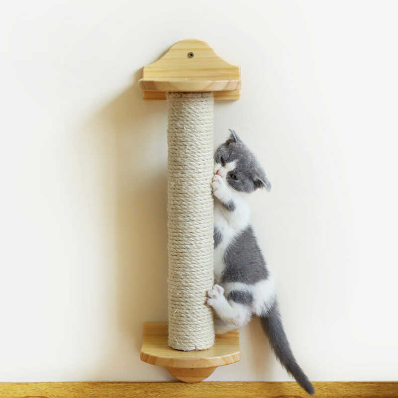 Meow Fairy Cat Scratch Column Cat Climbing Frame Pet Supplies Solid ...