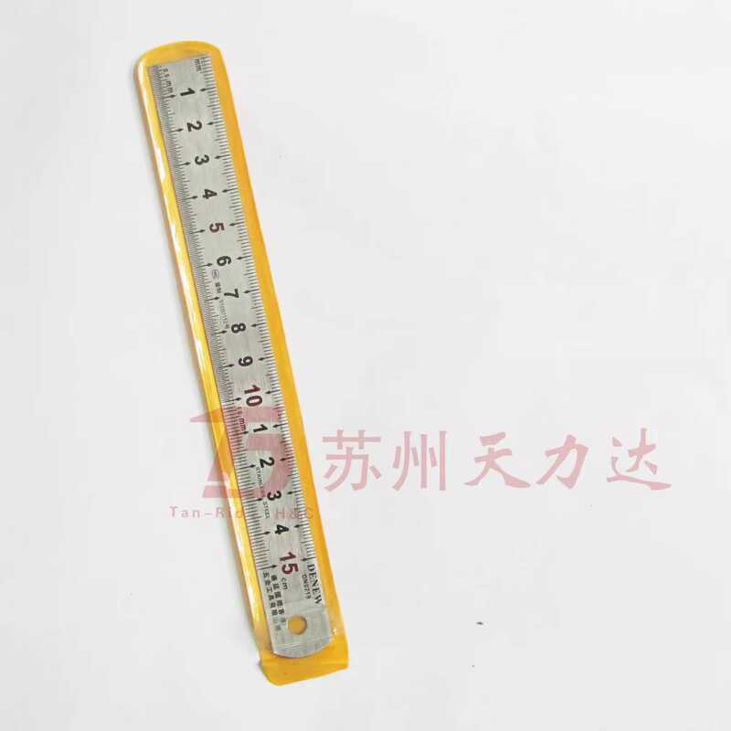 Domestic Stainless Steel Ruler Metric Double-Sided Scale 150, 300, 500 ...
