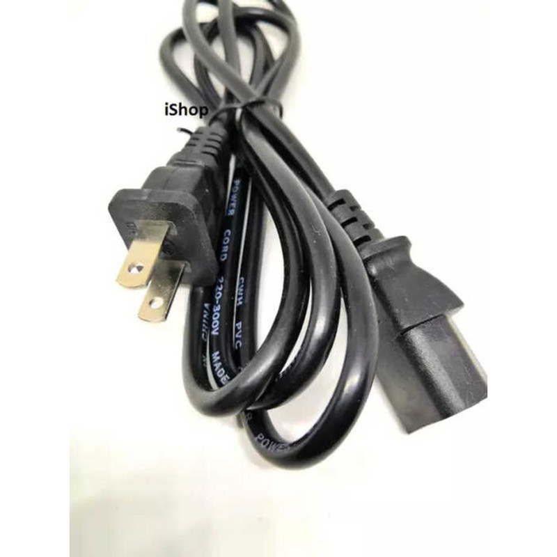 AC Power Cord 2 Pin High Quality Plug 1.5M For CPU Monitor Rice Cooker ...