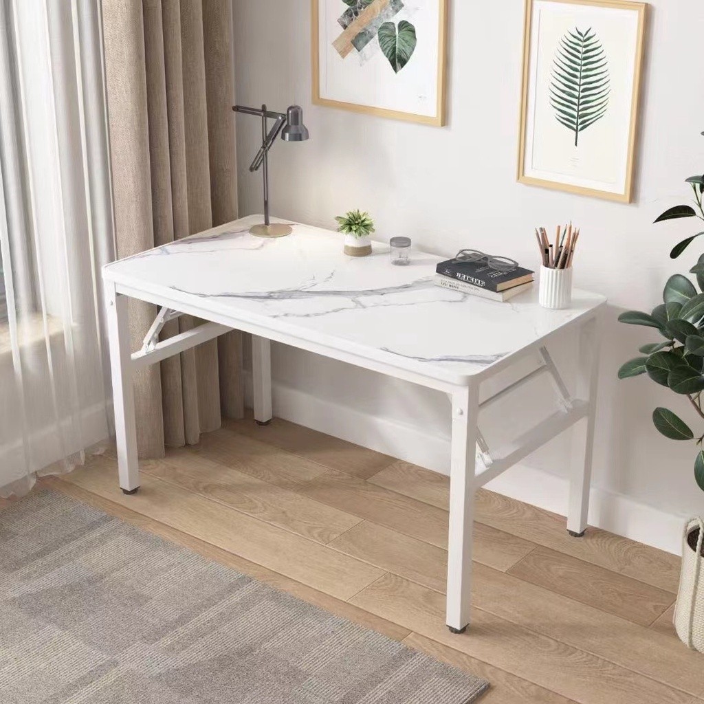 60*120 Portable Folding Table Modern Simple Living Room Dining Table ...