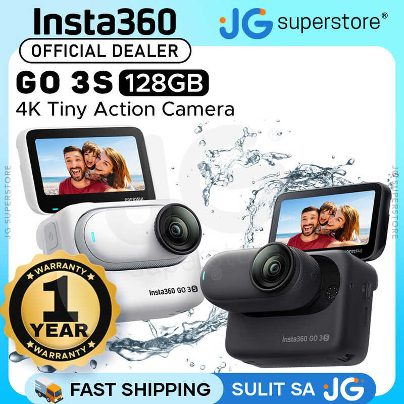 Insta360 3S GO 3 4K Tiny Waterproof Action Camera With 128Gb / 64Gb ...