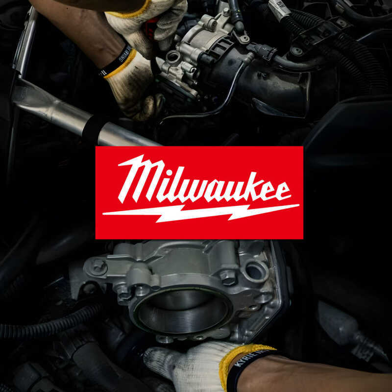 Milwaukee Electric Tool Motorcycle Car Waterproof Reflective Stickers ...