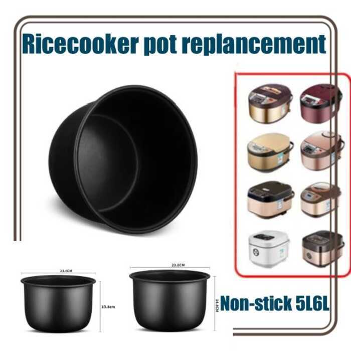 Pot 5L6l Capacity Anti-Rust Non-Stick Fit Smart Ricecooker Ookas ...