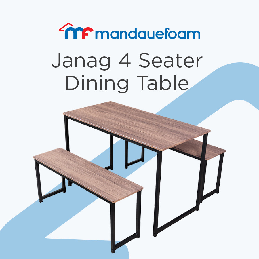 Mandaue Foam Janag 4 Seater Dining Set | Shopee Philippines