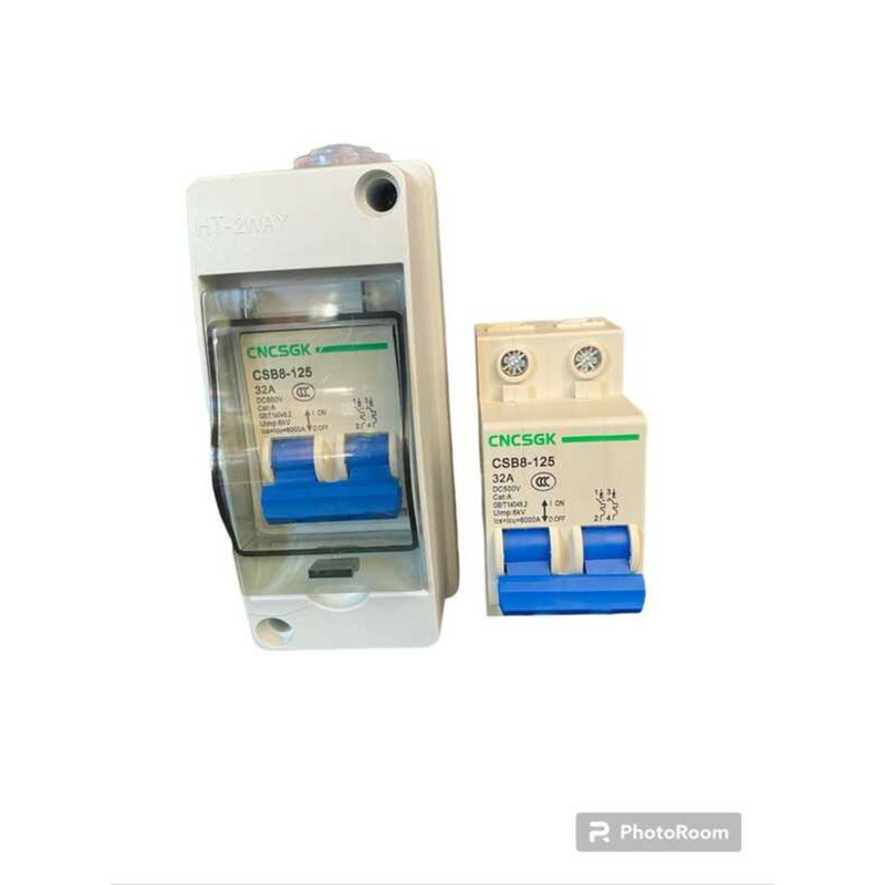DC MCB Miniature Circuit Breaker 16A 20A 32A 63A Solar Battery Switch ...