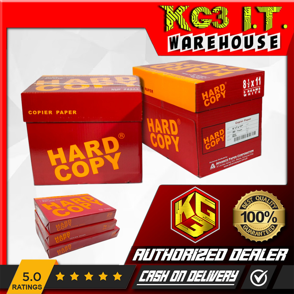 Hard Copy Bond Paper Short 8.5" x 11" | Shopee Philippines