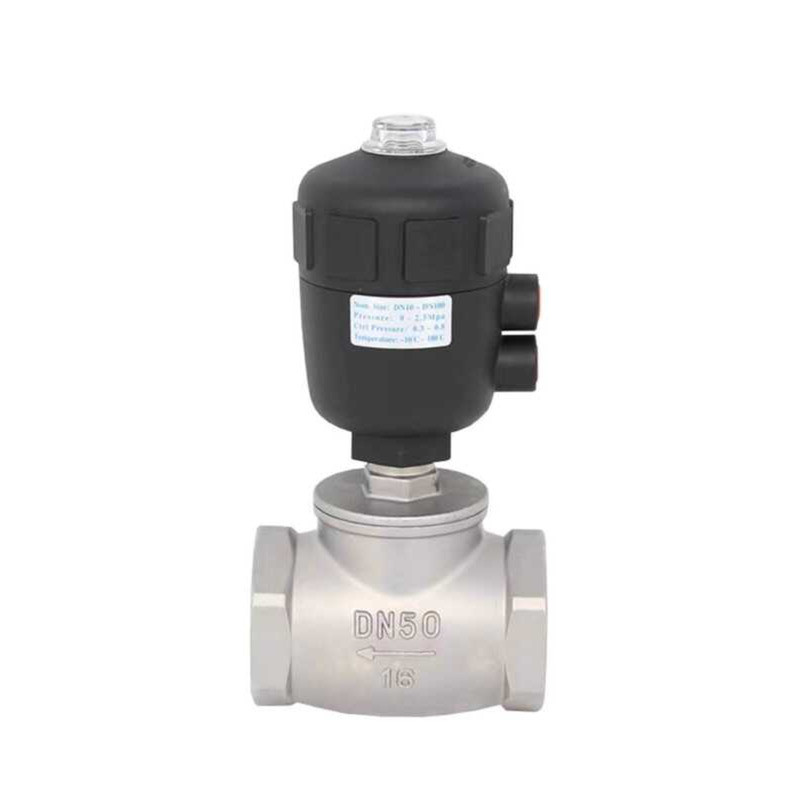 Stainless Steel 304 Waist Drum T-Type Angle Seat Pneumatic Stop Dryer ...
