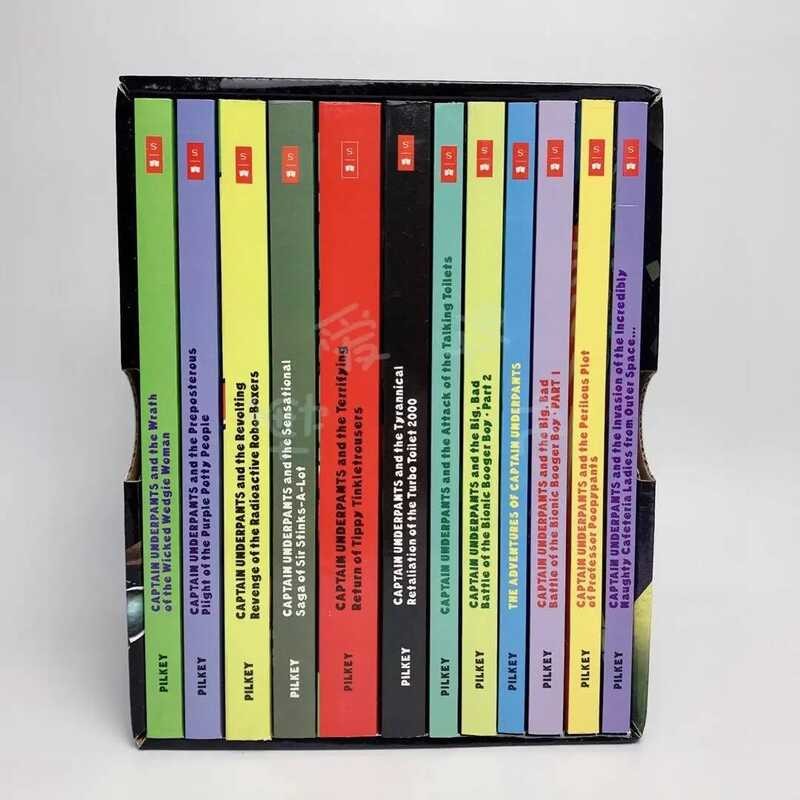 Books/Set 12 The Gigantic Collection Of Captain Underpants By Dav ...