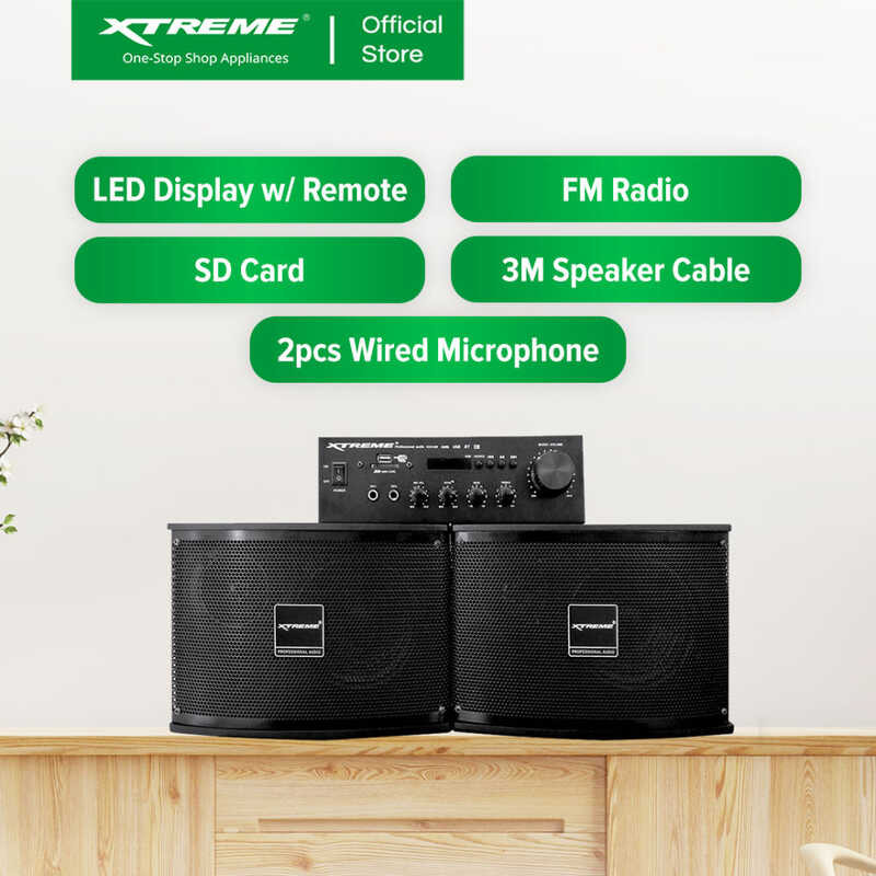 Xtreme/X-Series 250W Amplifier With 250W Speaker Set Bluetooth FM Radio ...