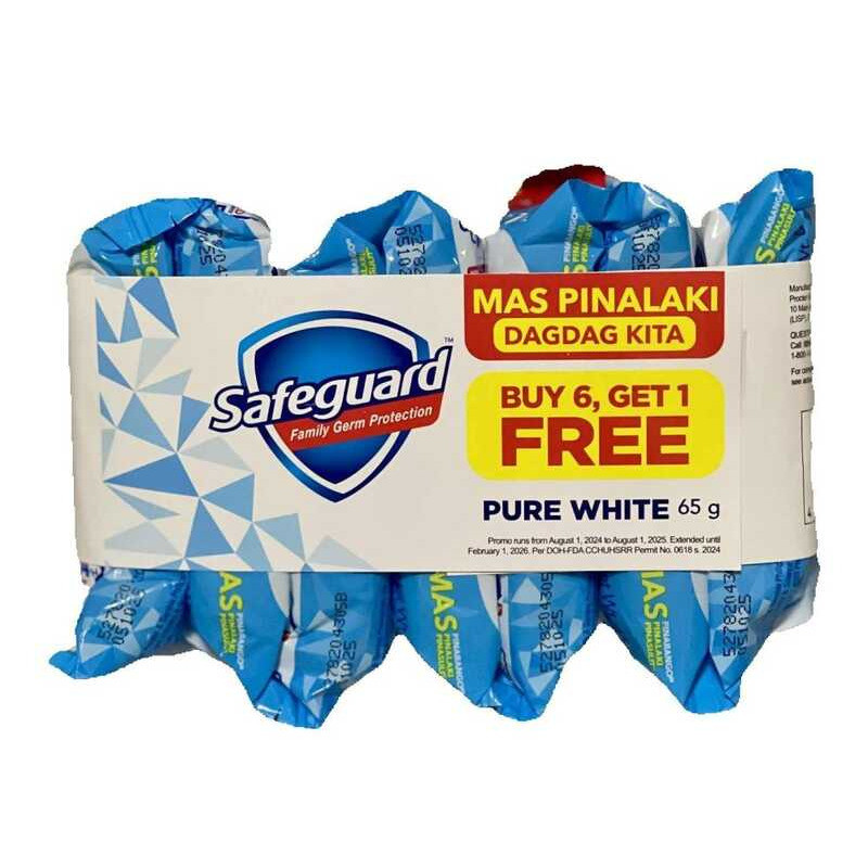 Safeguard Bar Sachet 65G.6+1 (Original) 89A | Shopee Philippines