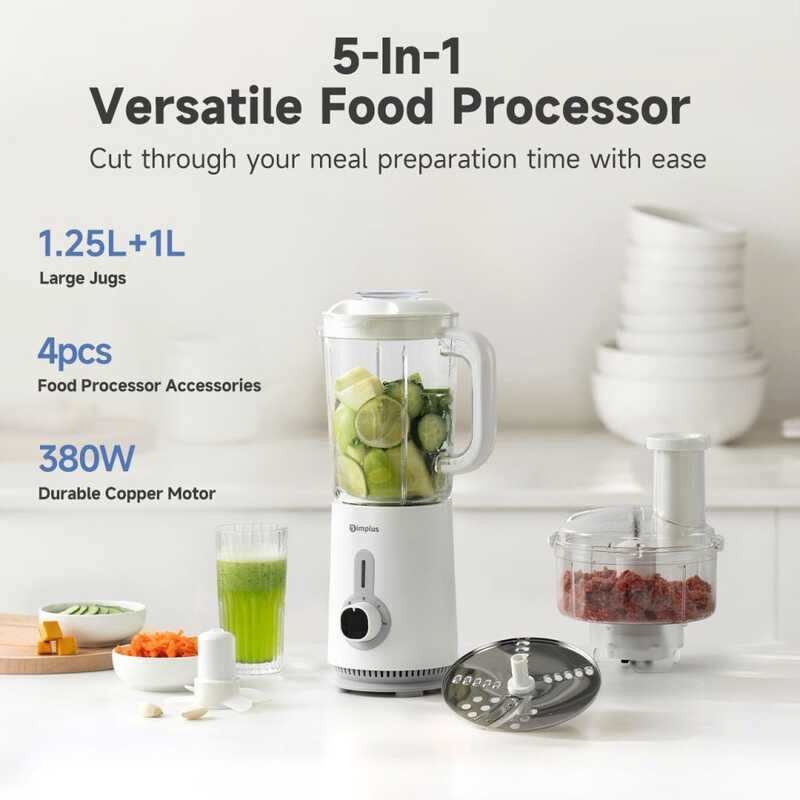 SK Simplus 3 In 1 Blender Food Processor Heavy Duty Meat Grinder ...